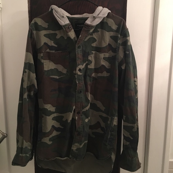 PacSun | Jackets & Coats | Mens Pacsun Camo Hoodie | Poshmark